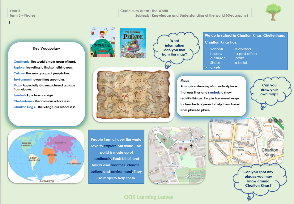 Our Geography Curriculum - Charlton Kings Infants' School